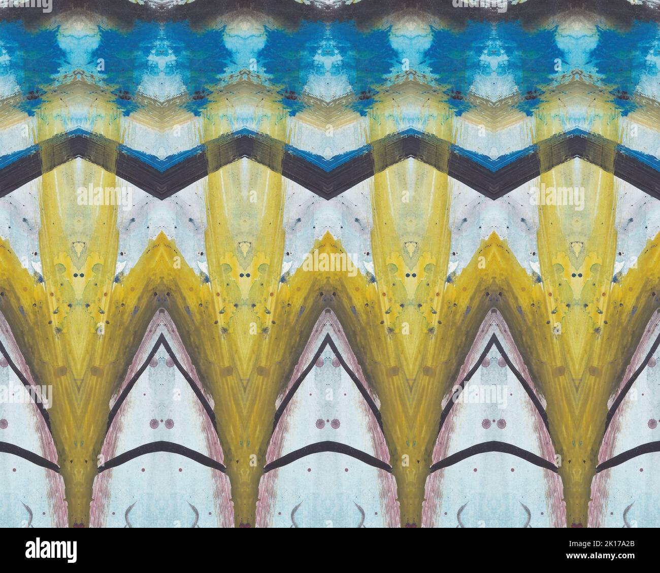 An abstract colorful paint patterns background Stock Photo - Alamy