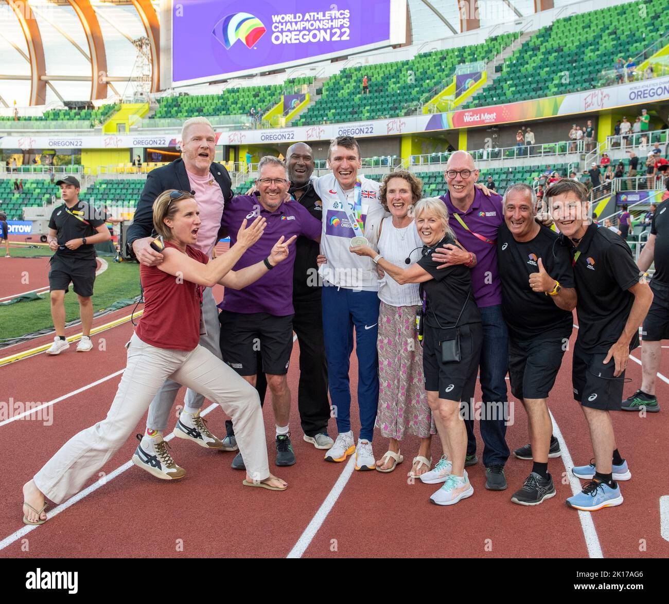 Katharine Merry, Iwan Thomas, Sue & Geoff Wightman, Jake Wightman ...