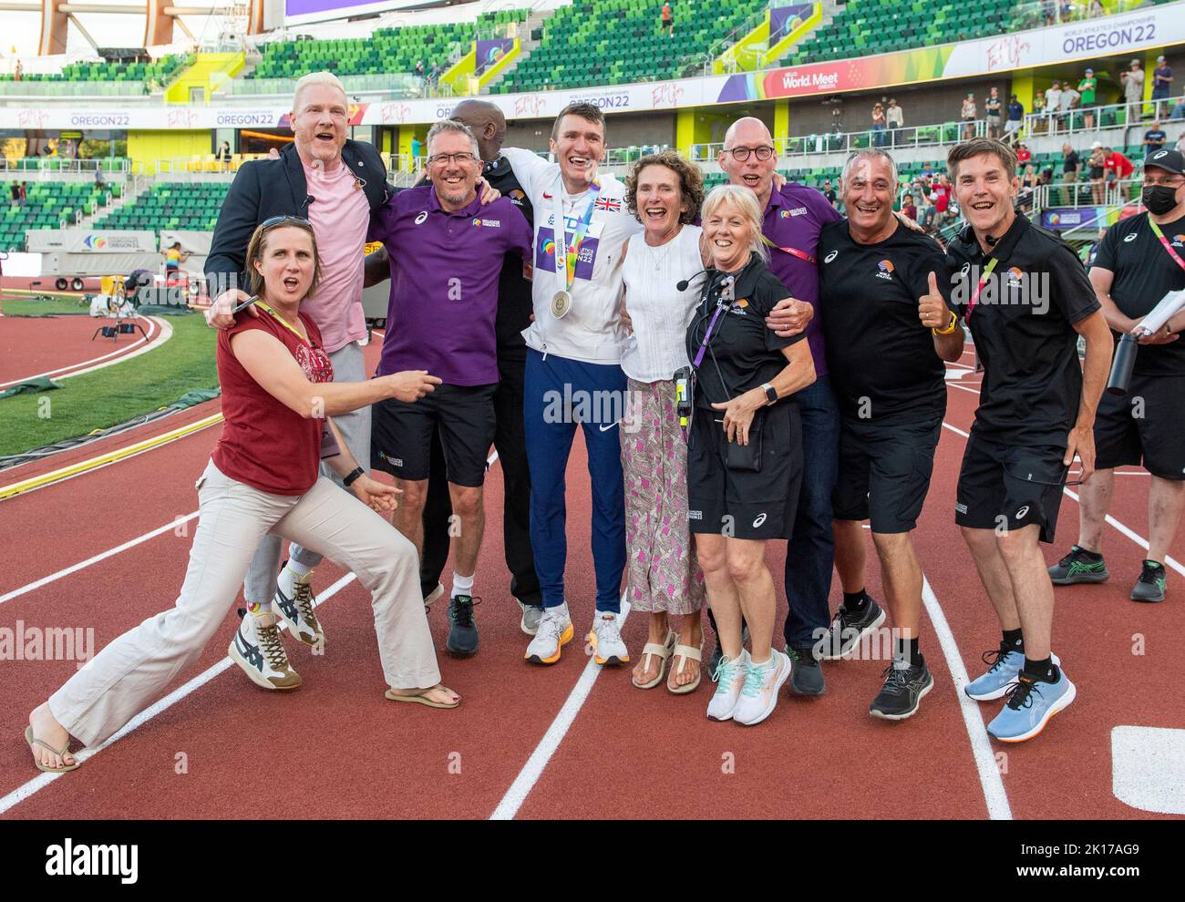 Katharine Merry, Iwan Thomas, Sue & Geoff Wightman, Jake Wightman ...