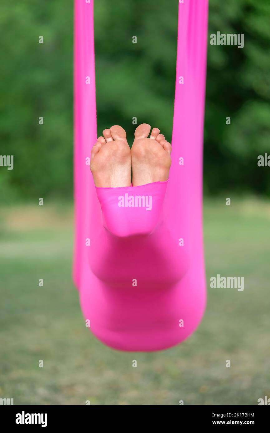 Hang legs hi-res stock photography and images - Alamy