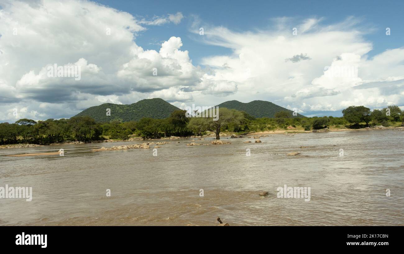 After late rains in 2022 the Ruah River flowed from bank to bank for a ...