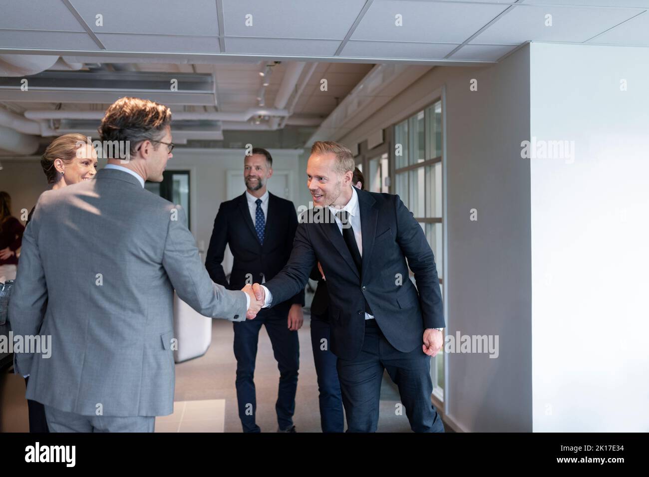 Business people having handshake Stock Photo - Alamy