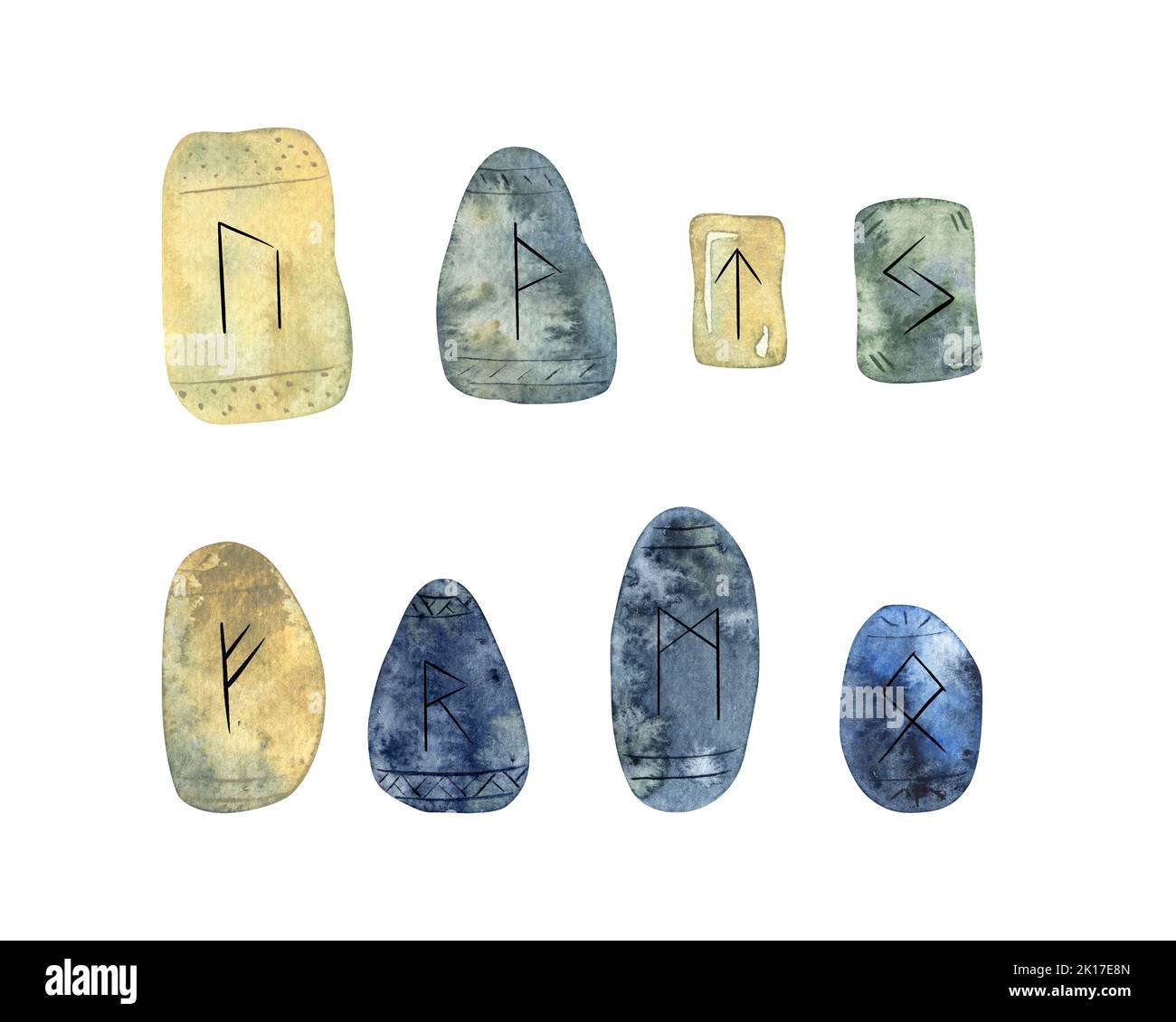 Runic stone runic stones Cut Out Stock Images & Pictures - Alamy