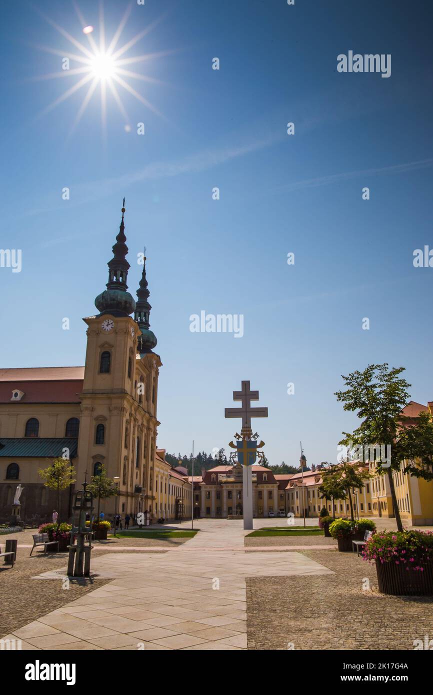 beautiful pilgrimage site Velehrad Stock Photo - Alamy