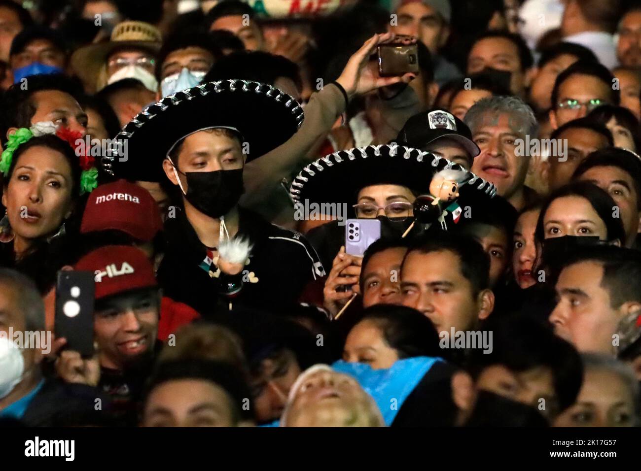 Mexico City, Mexico. 15th Sep, 2022. Thousands of Mexican citizens ...