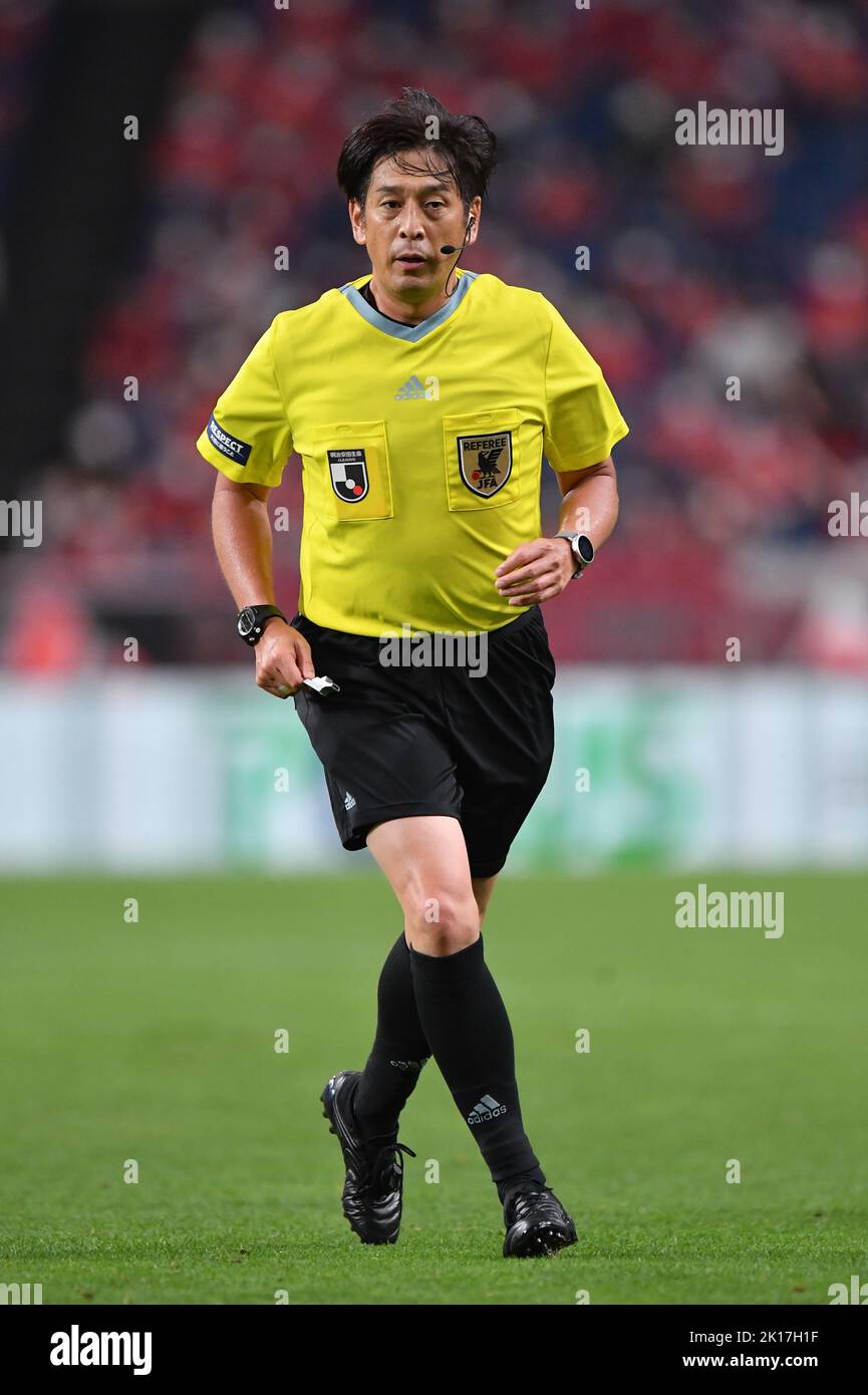 Saitama, Japan. 14th Sep, 2022. Referee Yuichi Nishimura during the ...