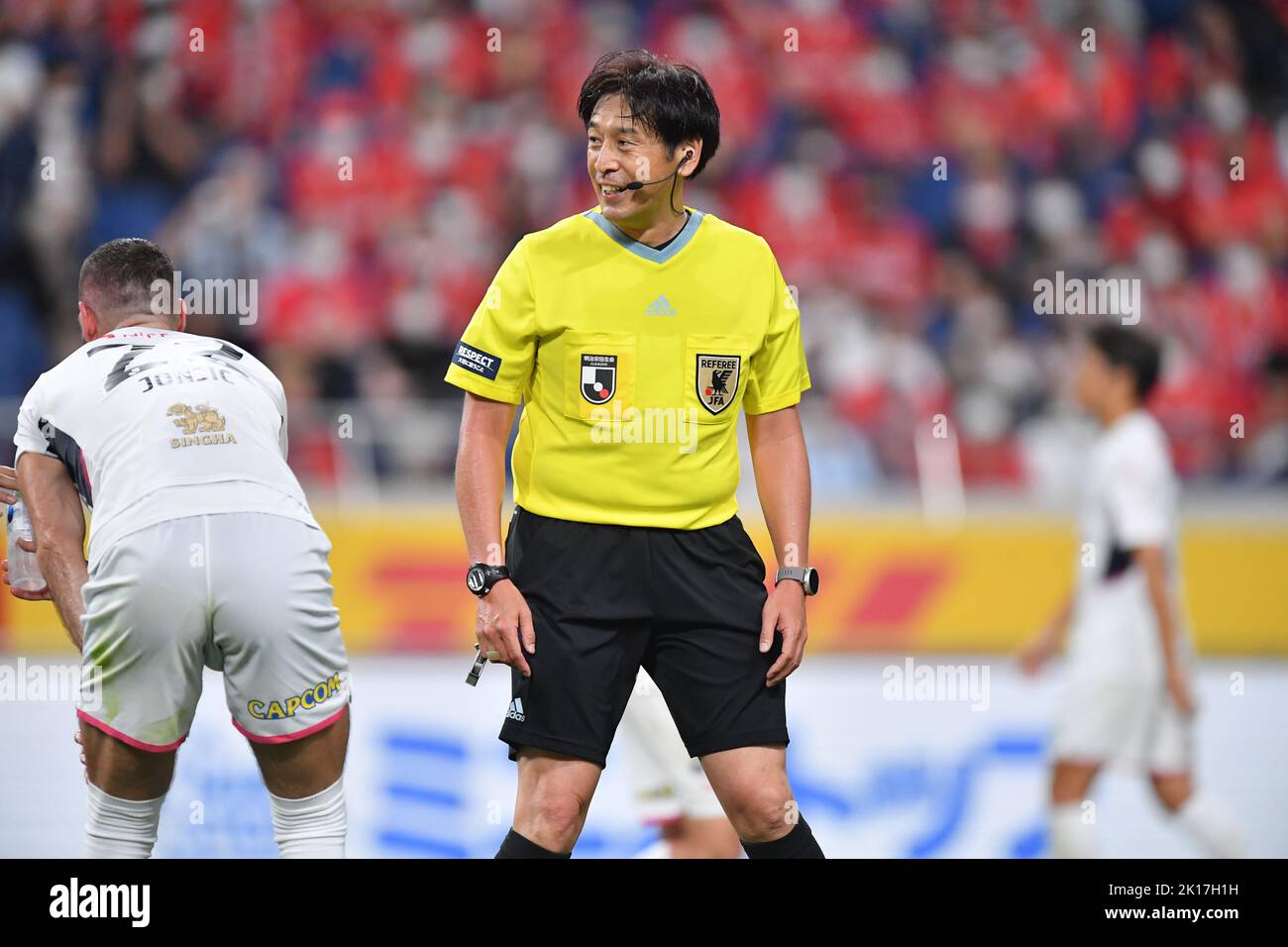 Saitama, Japan. 14th Sep, 2022. Referee Yuichi Nishimura during the ...