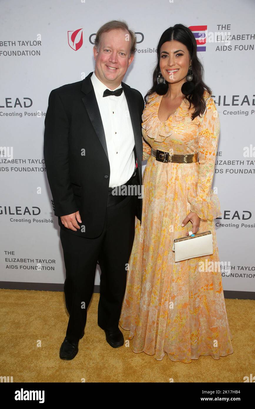 West Hollywood, California, USA. 15th Sep, 2022. Sam Miles, Ashley Milesi, at The Elizabeth ...