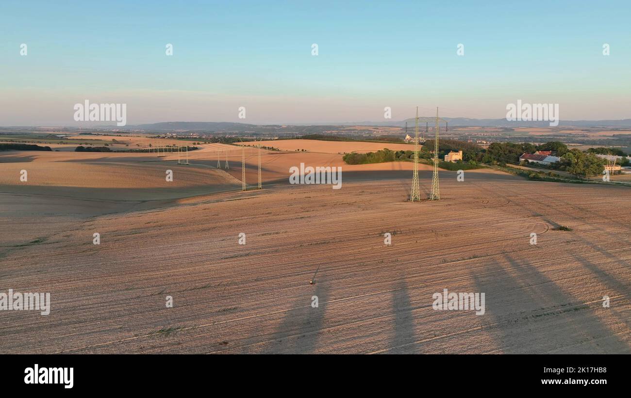 Fields erosion damage soil drone aerial inappropriately managed soil ...