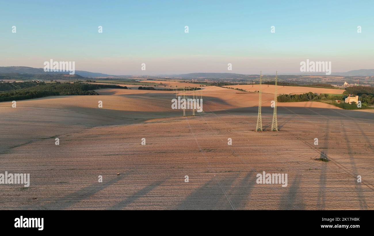 Fields erosion damage soil drone aerial inappropriately managed soil ...