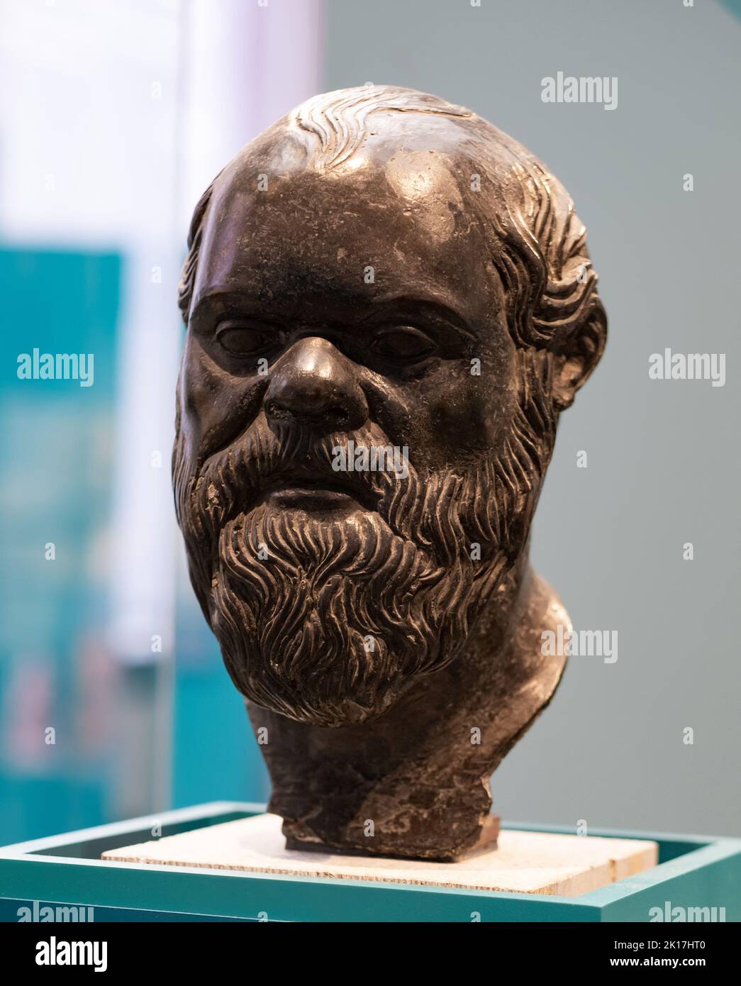 Sculpture portrait socrates hi-res stock photography and images - Alamy