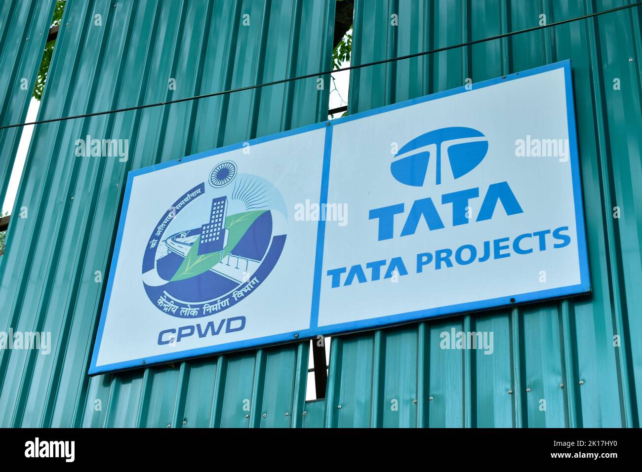 New Delhi, India - 14 September 2022 : Tata projects and CPWD work ...