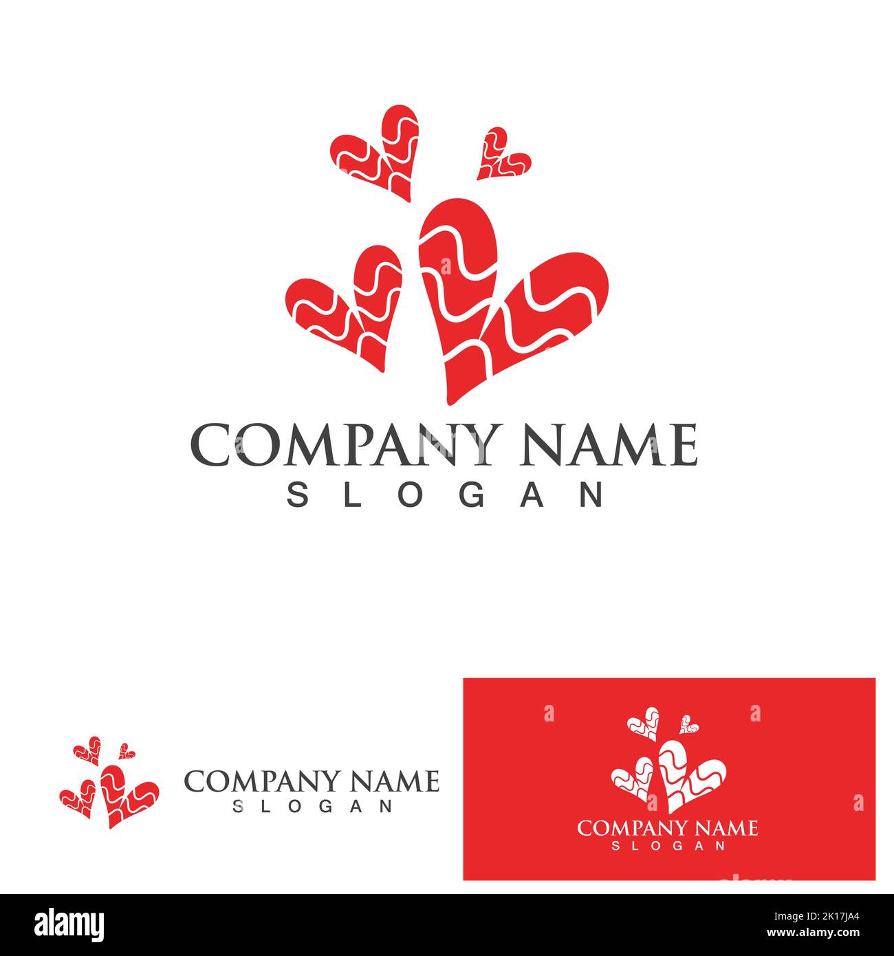 Love heart logo and symbol vector template Stock Vector Image & Art - Alamy