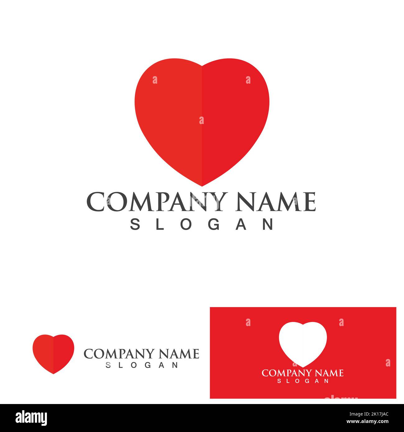 Love heart logo and symbol vector template Stock Vector Image & Art - Alamy