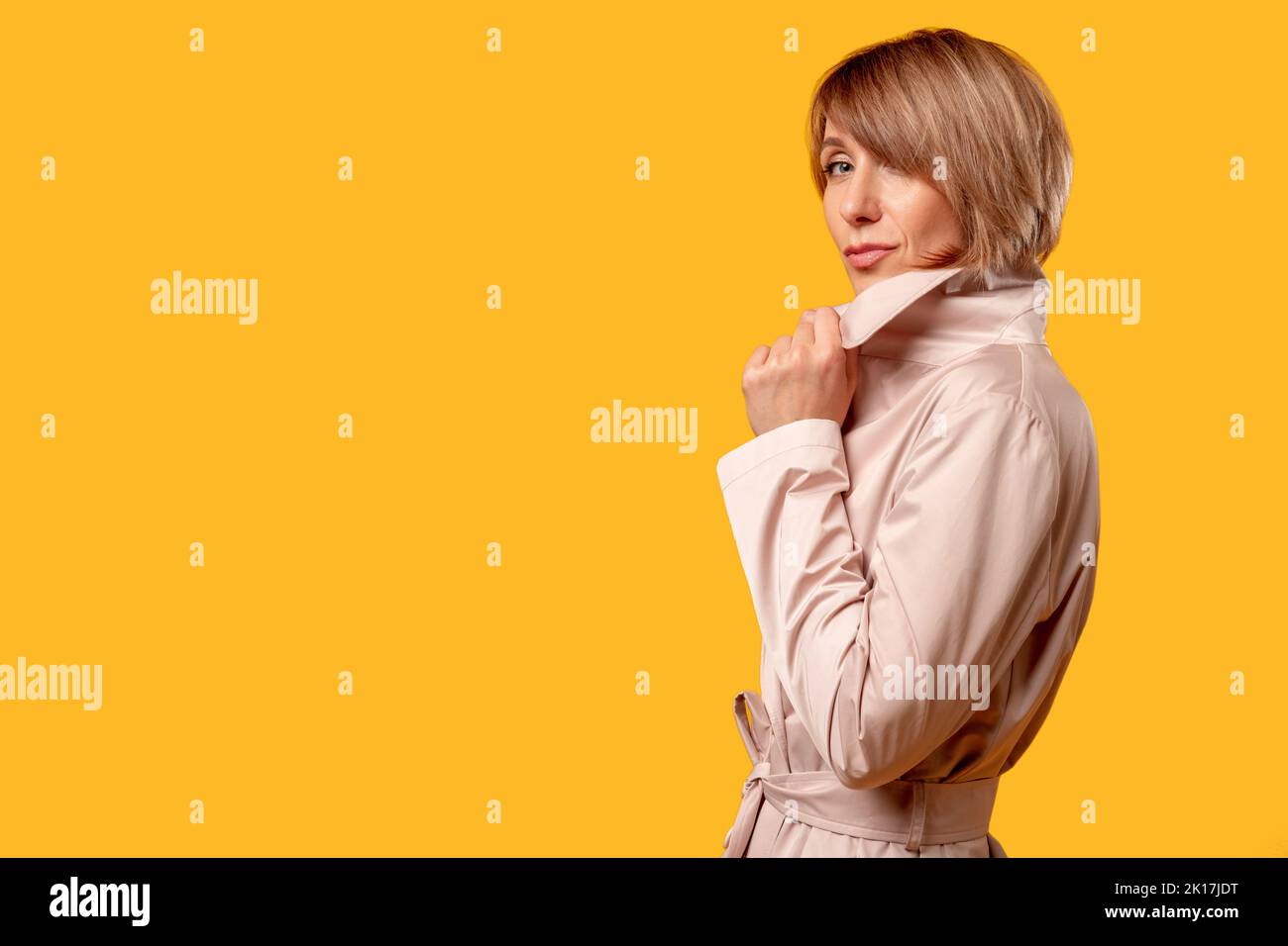 Female elegance. Autumn fashion. Fall season collection. Portrait of ...