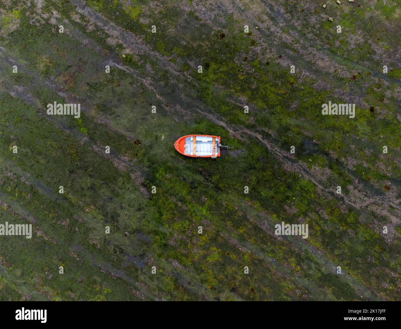 Drone stranded boat hi-res stock photography and images - Alamy