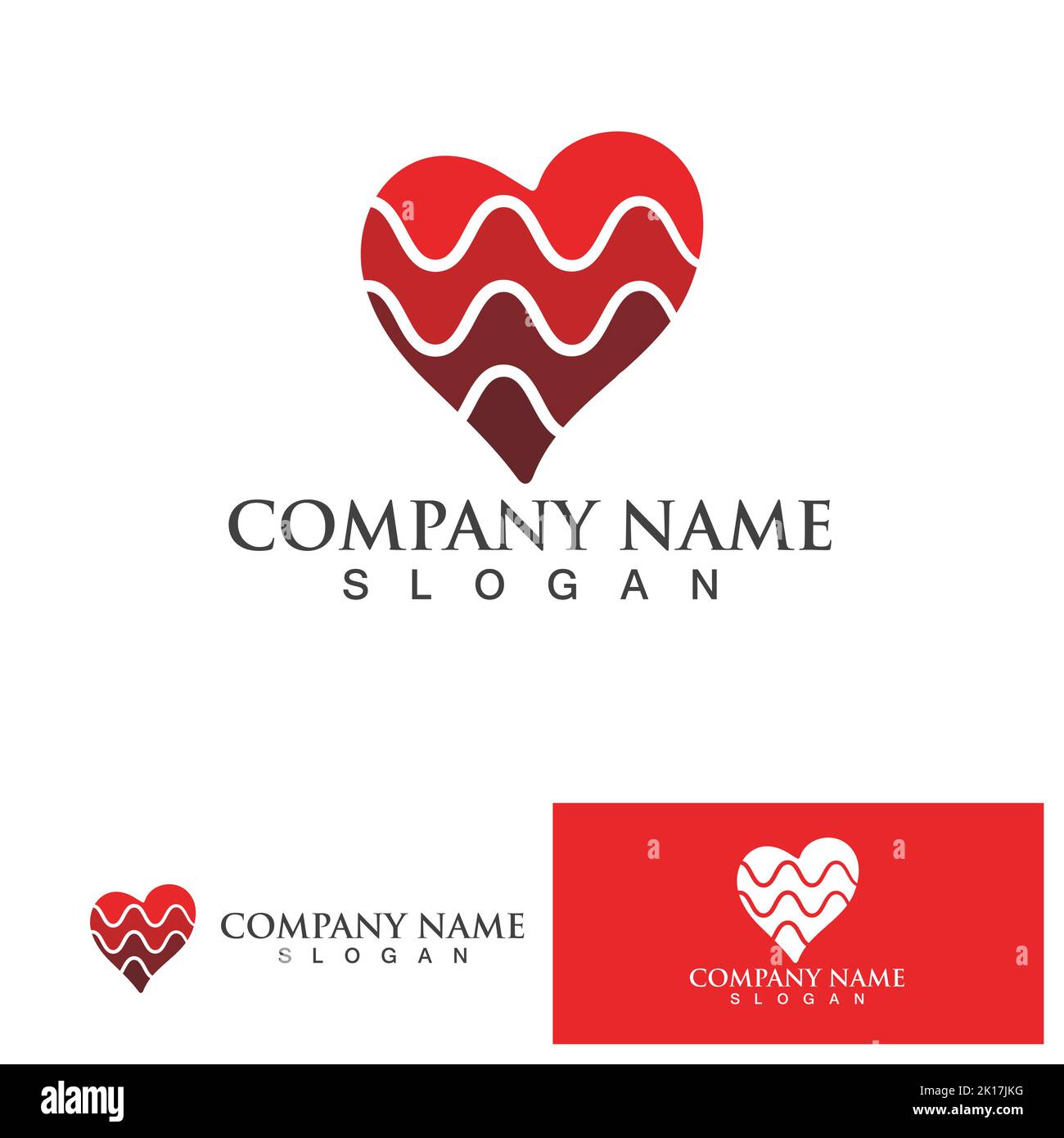 Love heart logo and symbol vector template Stock Vector Image & Art - Alamy