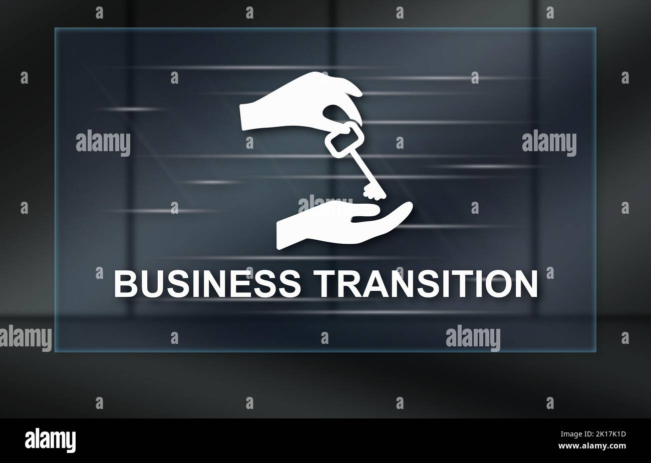 Business transition concept on dark background Stock Photo - Alamy