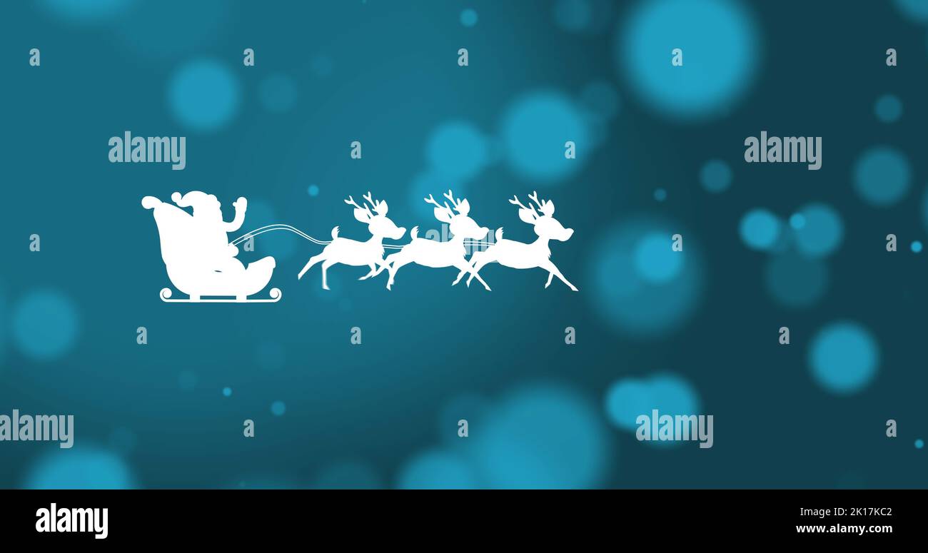 Santa sleigh lights hi-res stock photography and images - Alamy