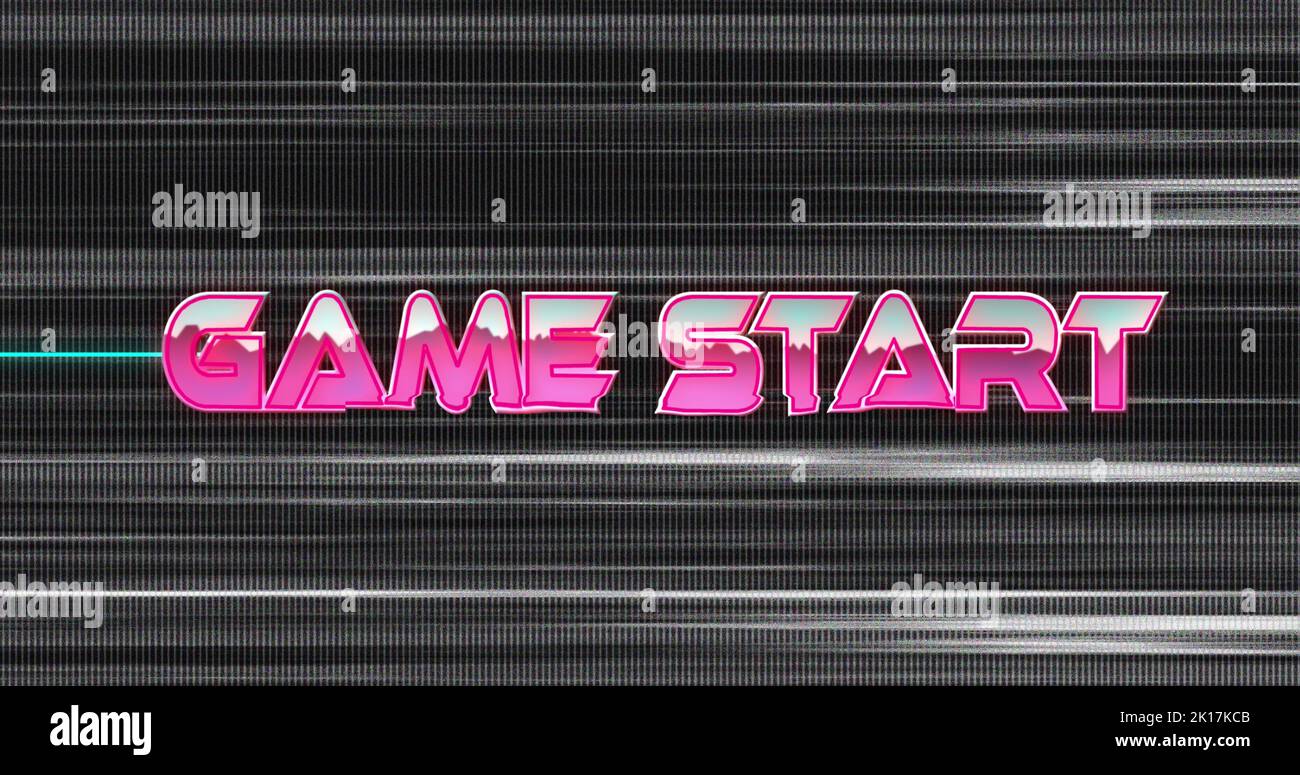 Game start hi-res stock photography and images - Alamy