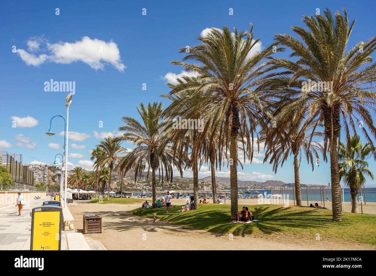 Malaga beaches la malagueta hi-res stock photography and images - Alamy