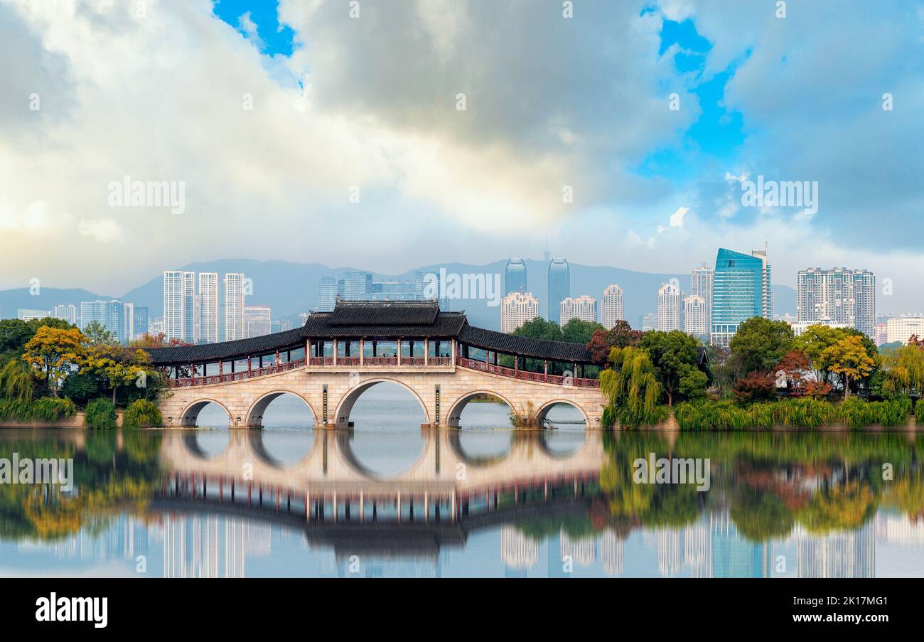 Scenery of Taihu Lake Scenic Area, Wuxi, Jiangsu Province, China Stock ...