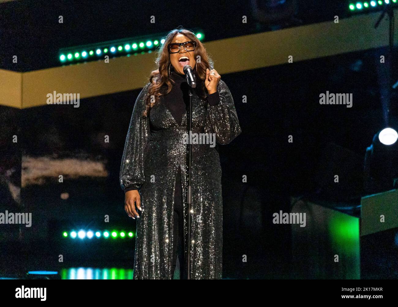 Nashville, USA. 12th Sep, 2022. Wendy Moten performs during the CMT ...