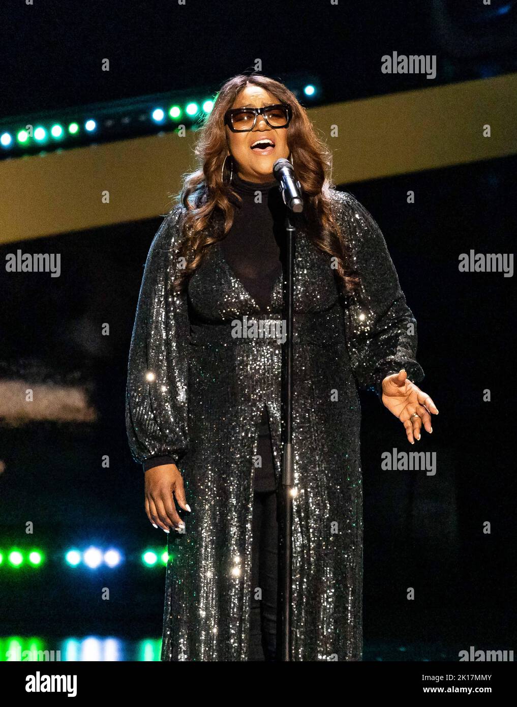 Nashville, USA. 12th Sep, 2022. Wendy Moten performs during the CMT ...