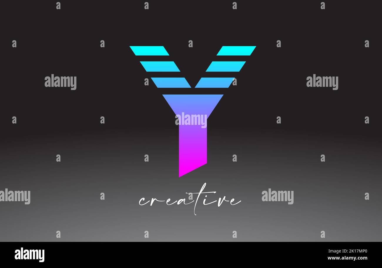 Neon letter y hi-res stock photography and images - Alamy
