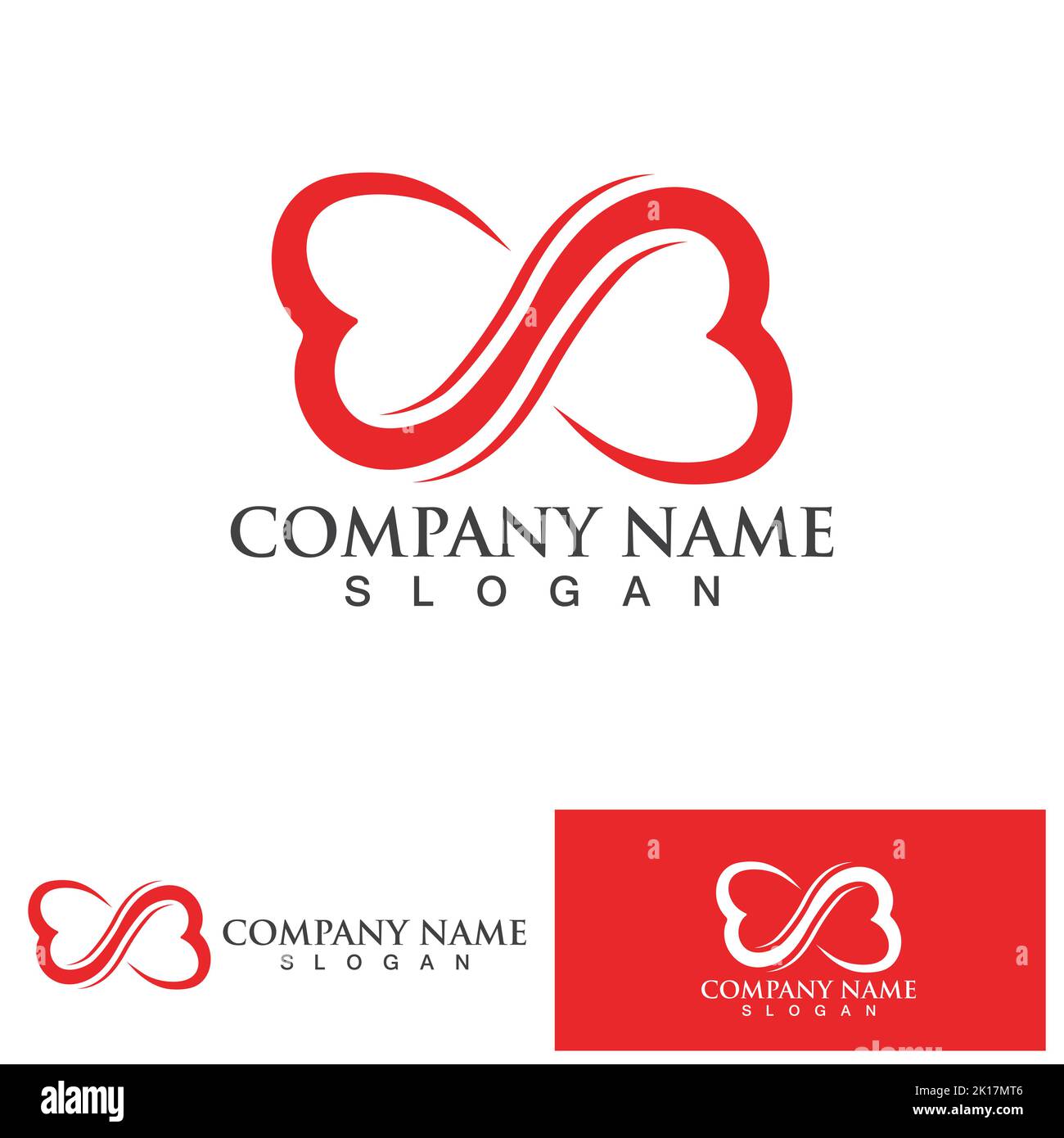 Love heart logo and symbol vector template Stock Vector Image & Art - Alamy