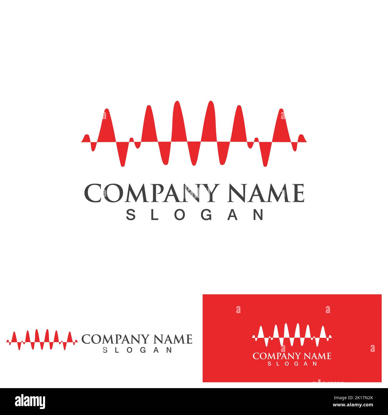 Sound wave logo and symbol vector Stock Vector Image & Art - Alamy
