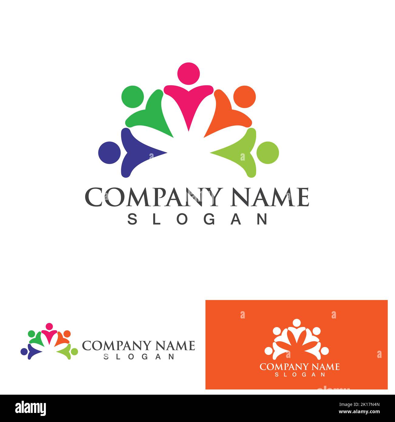 Community Logo Design Template for Teams or Groups.network and social ...