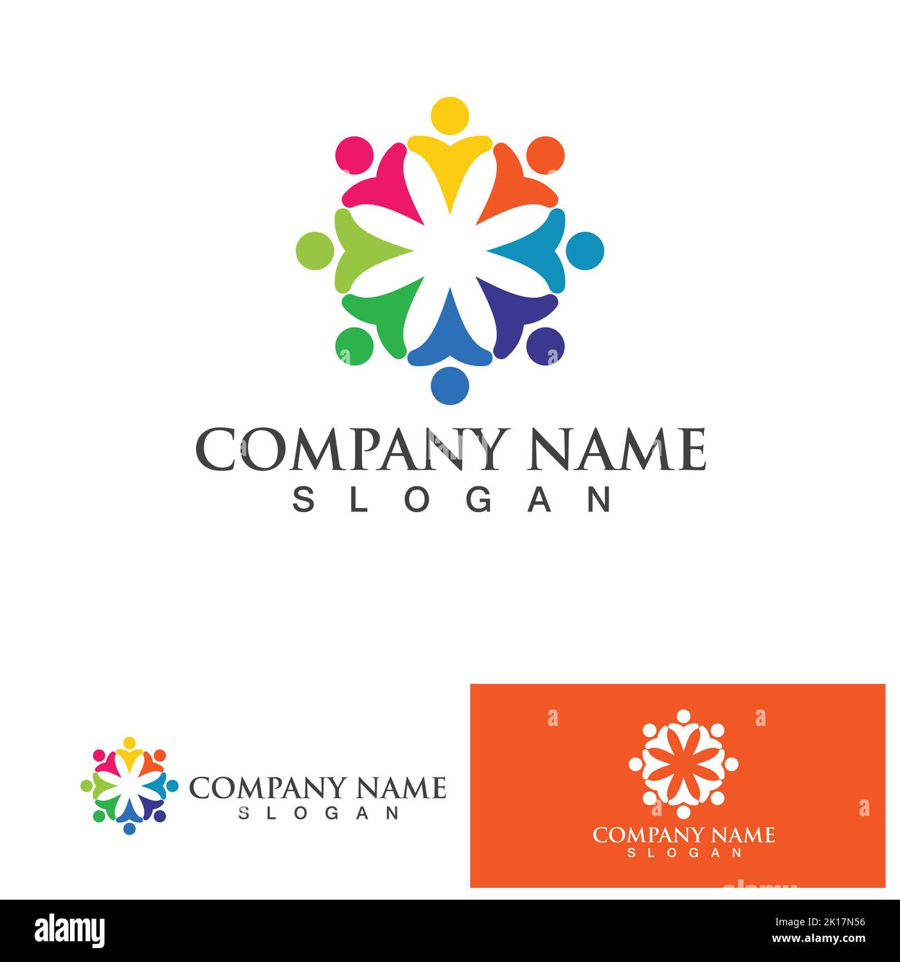 Community Logo Design Template for Teams or Groups.network and social ...