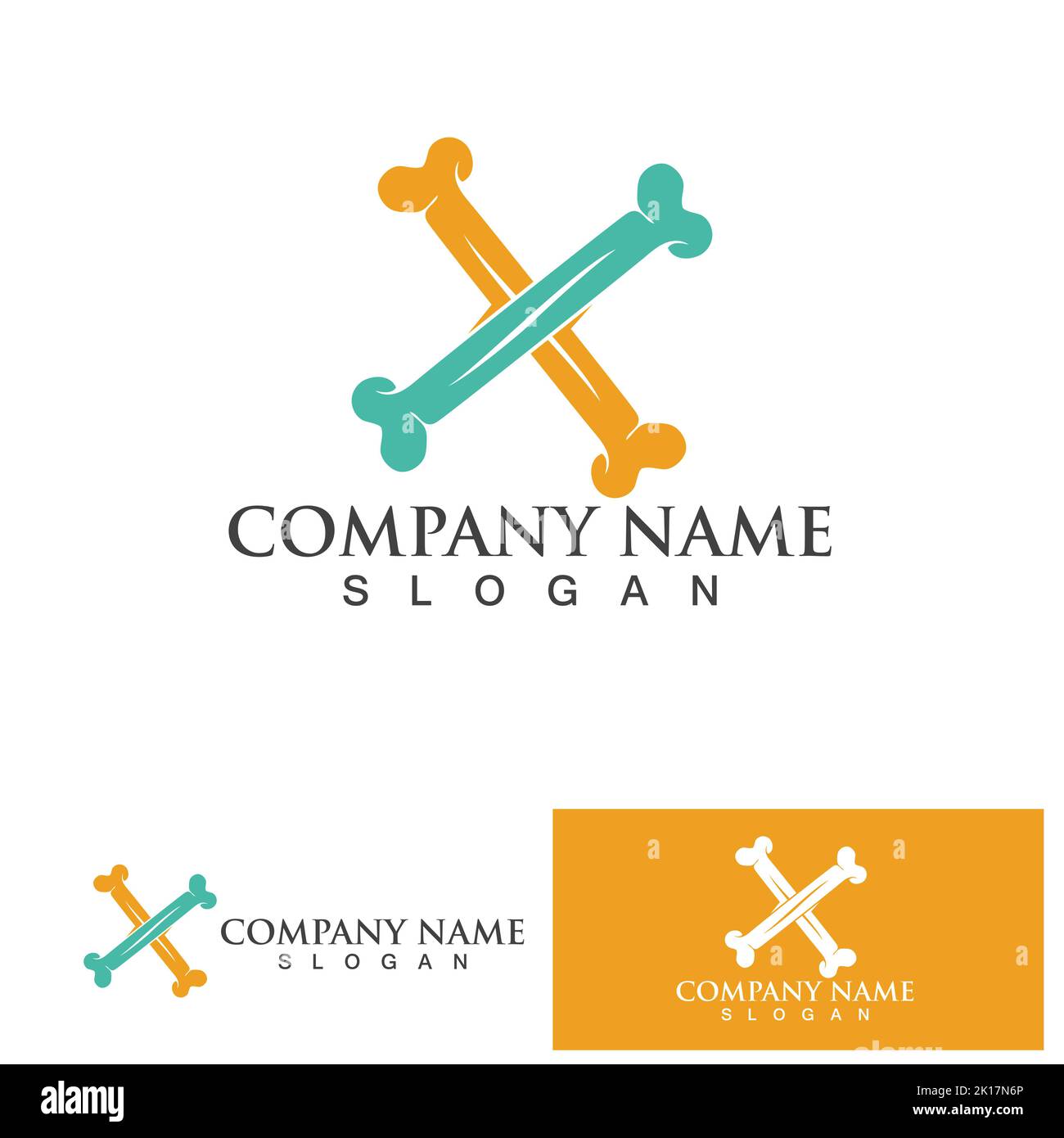 Bone logo vector template Stock Vector Image & Art - Alamy