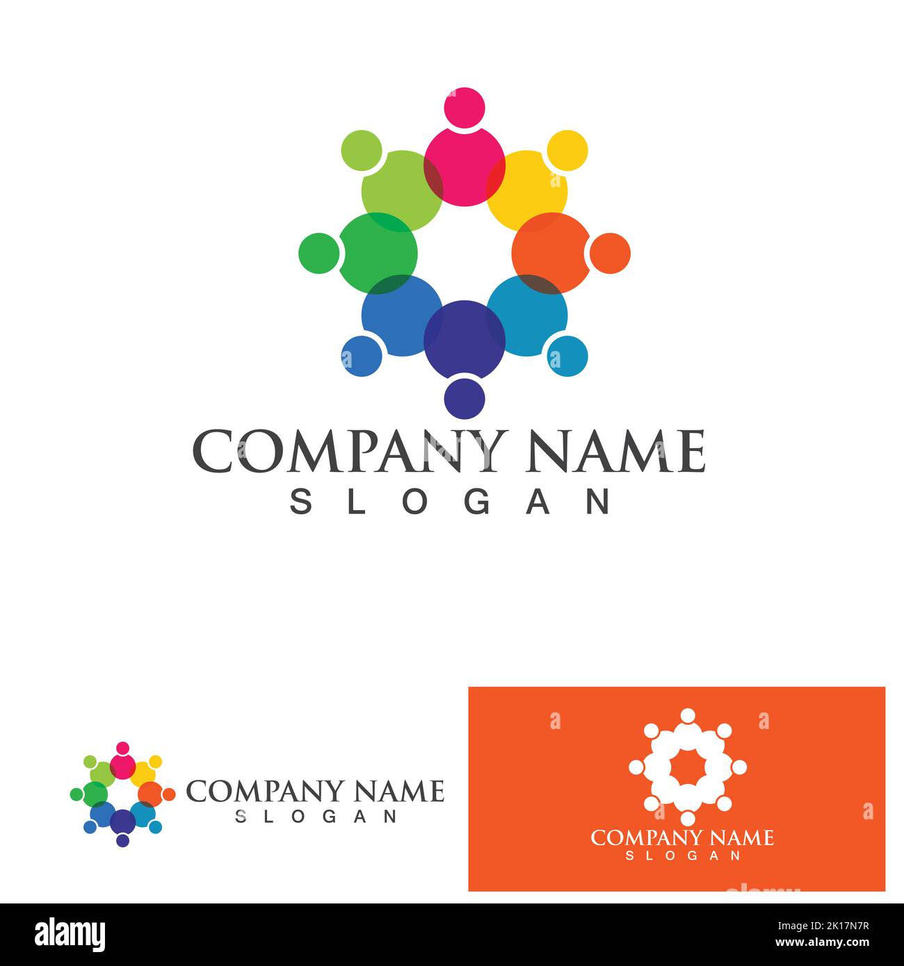 Community Logo Design Template for Teams or Groups.network and social ...
