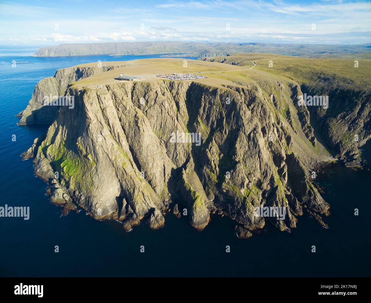 Aerial view nordkapp norway hi-res stock photography and images - Alamy