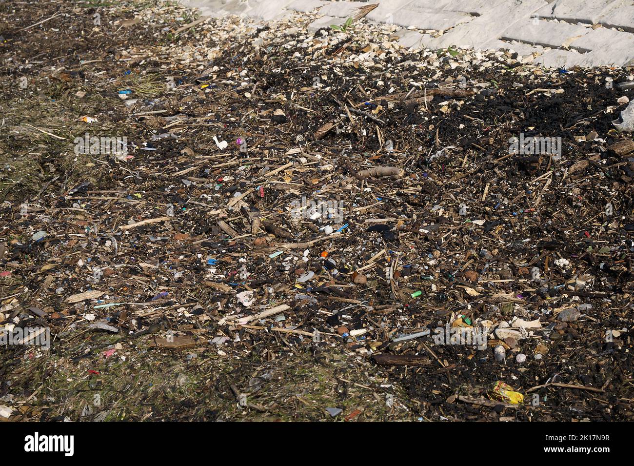 Sewage outfalls and beach pollution Stock Photo - Alamy