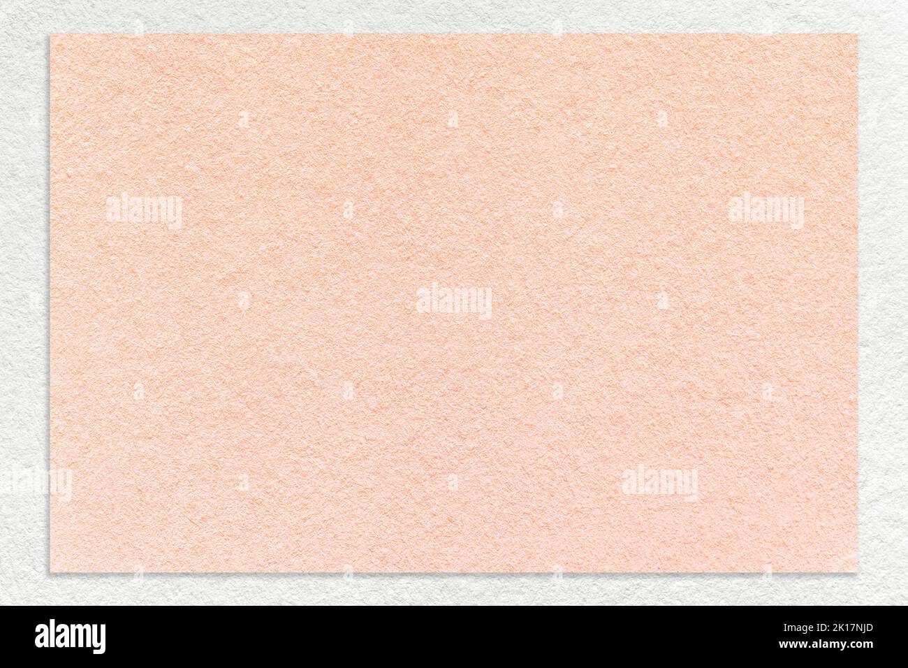 Texture of craft pink color paper background with white border, macro ...