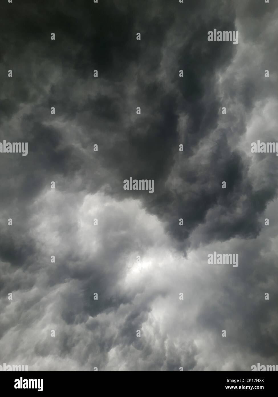 The sky with dark thunder clouds at Pune state Maharashtra India 09 03 ...
