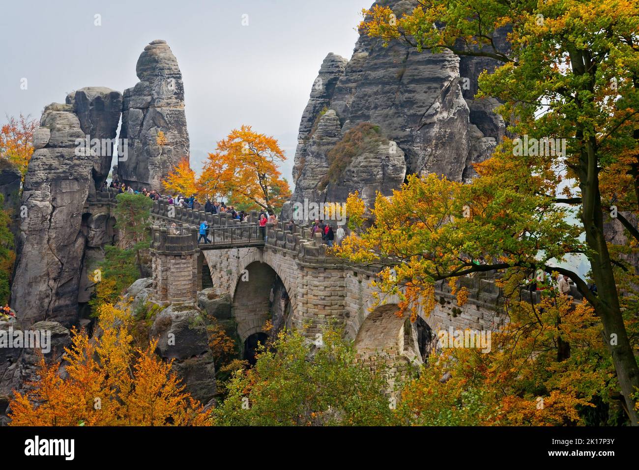 Bastei bridge national park hi-res stock photography and images - Alamy
