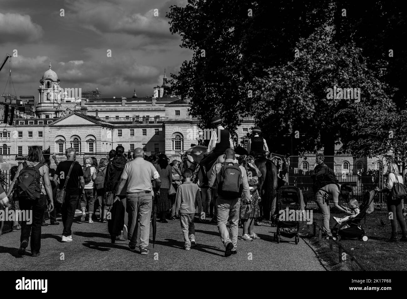 Queen funeral charles Black and White Stock Photos & Images - Alamy