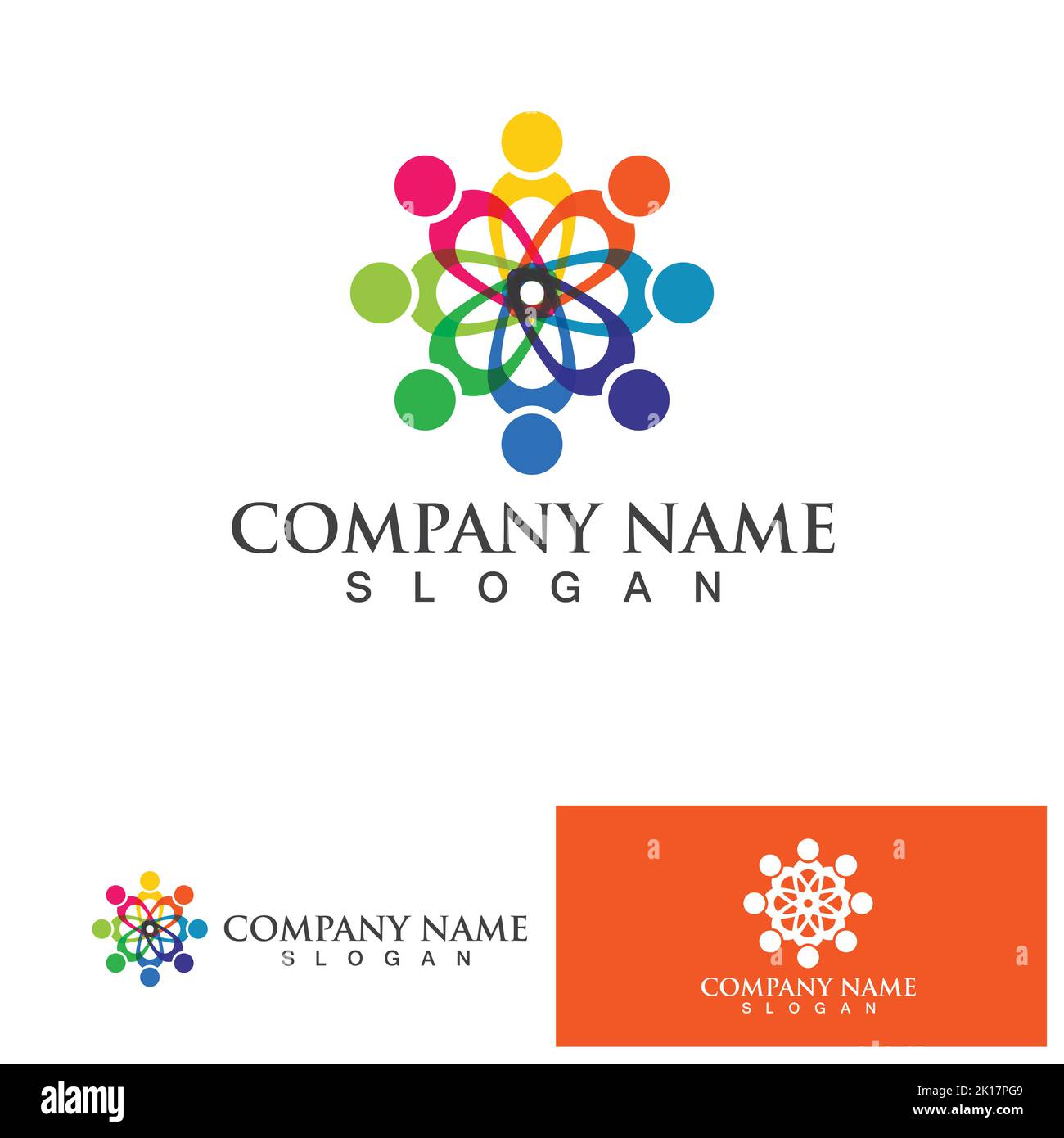 Community Logo Design Template for Teams or Groups.network and social ...