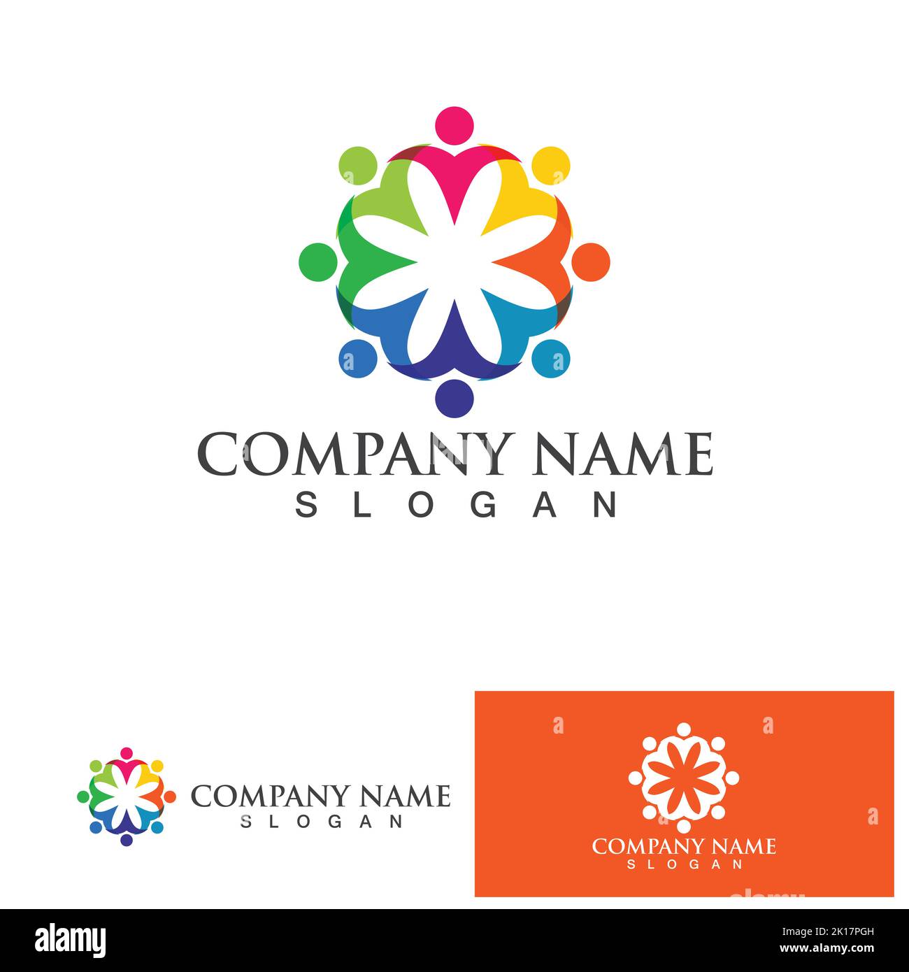 Community Logo Design Template for Teams or Groups.network and social ...