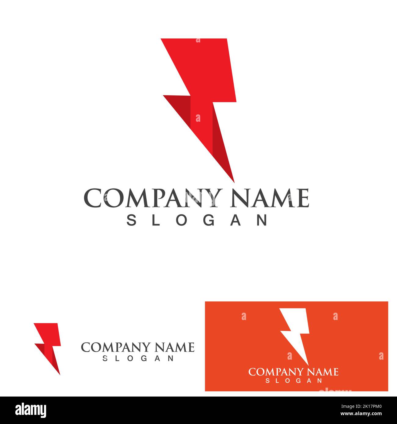 Thunderbolt logo and symbol vector Stock Vector Image & Art - Alamy