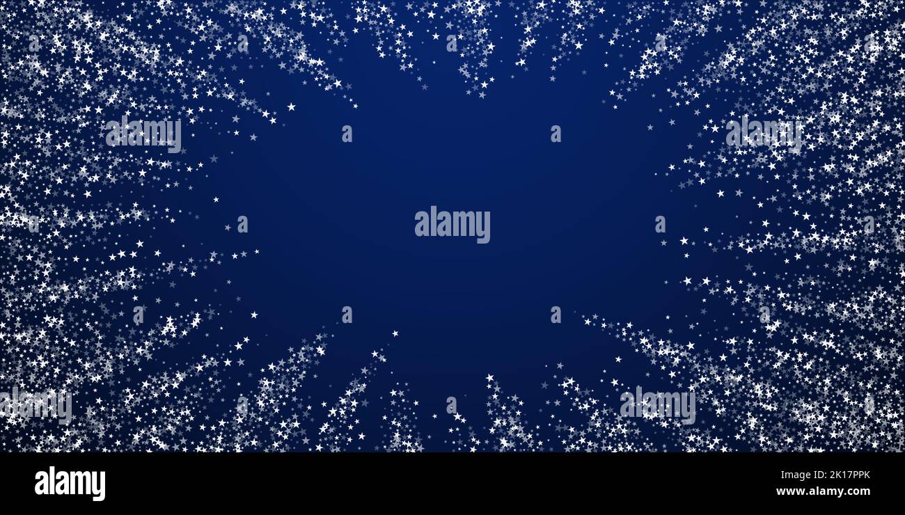 Christmas falling snow background. Subtle flying snow flakes and stars ...