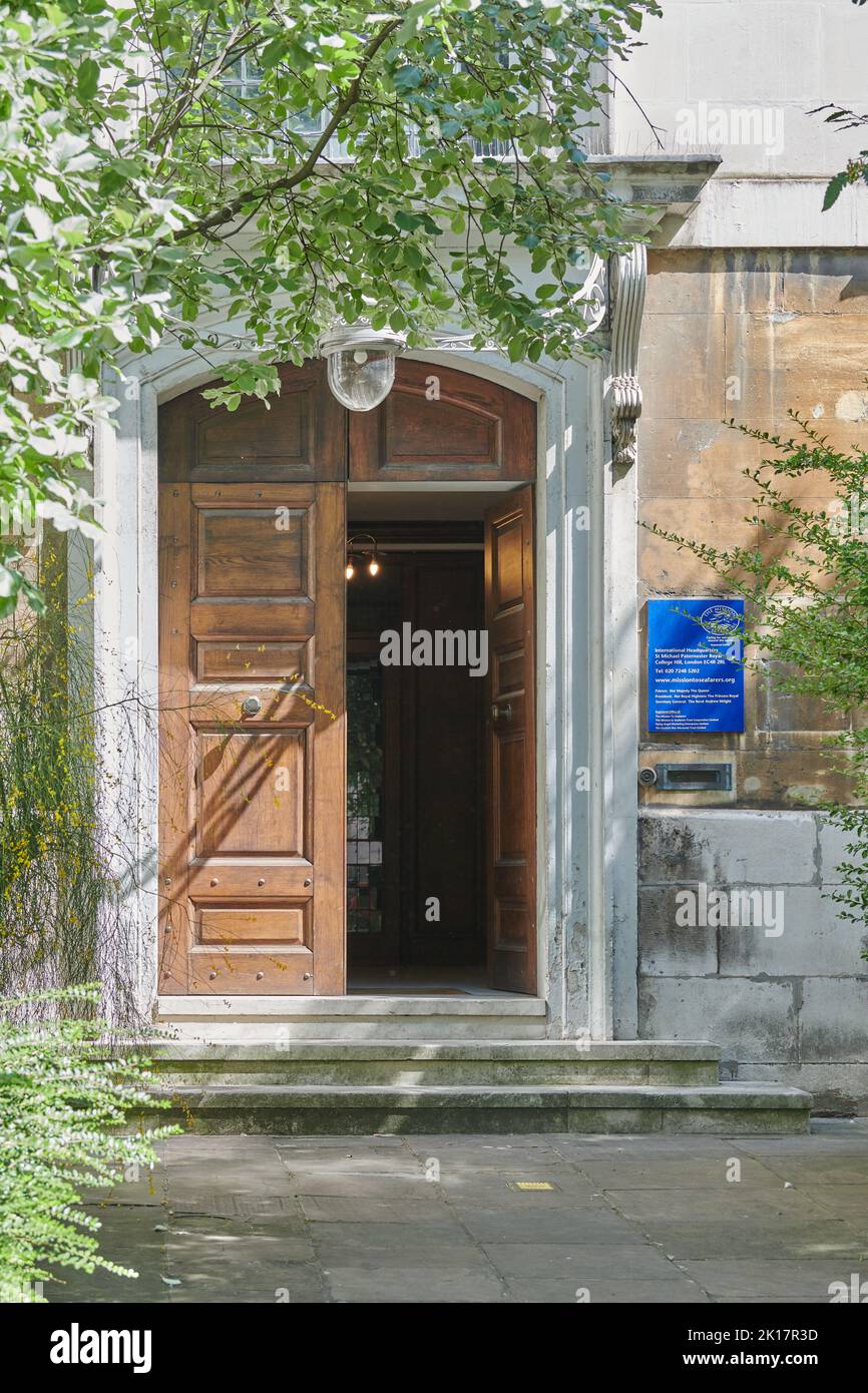 St Michael Paternoster Royal church, london, England, where the famous ...