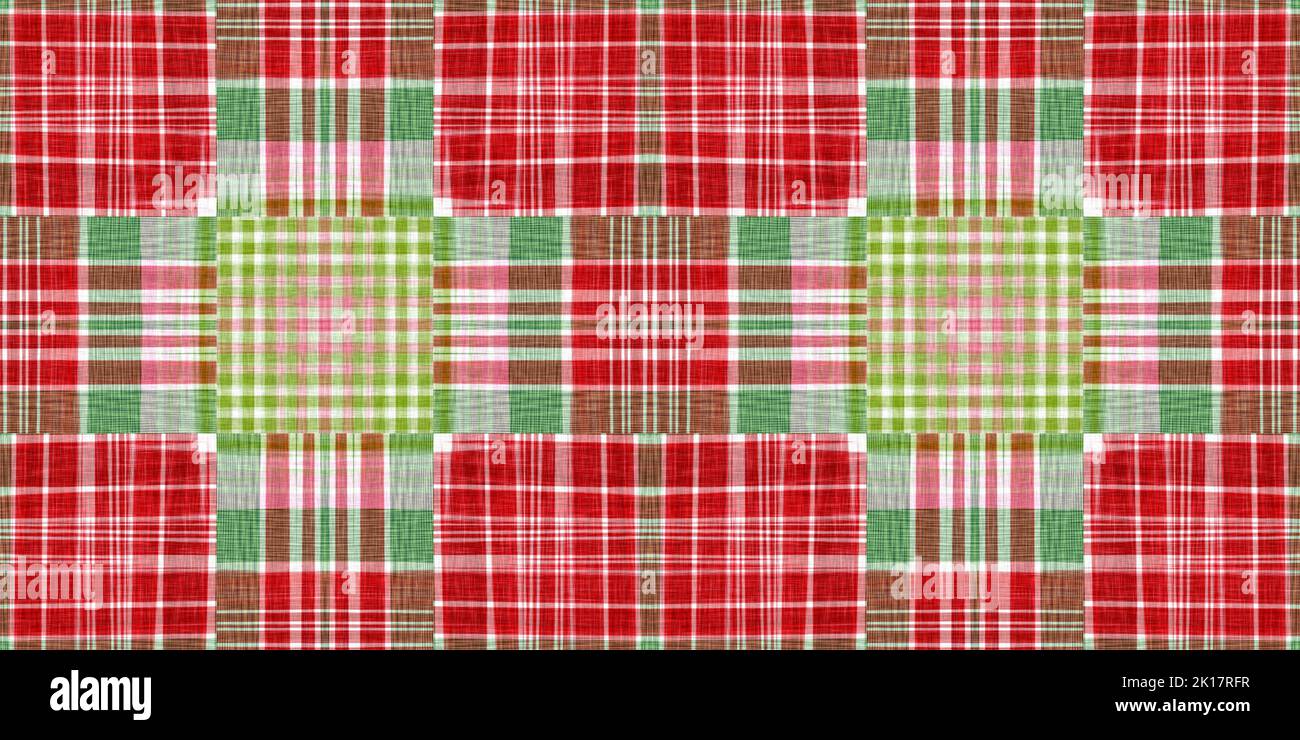 Christmas tartan background border. Traditional plaid for seasonal ...