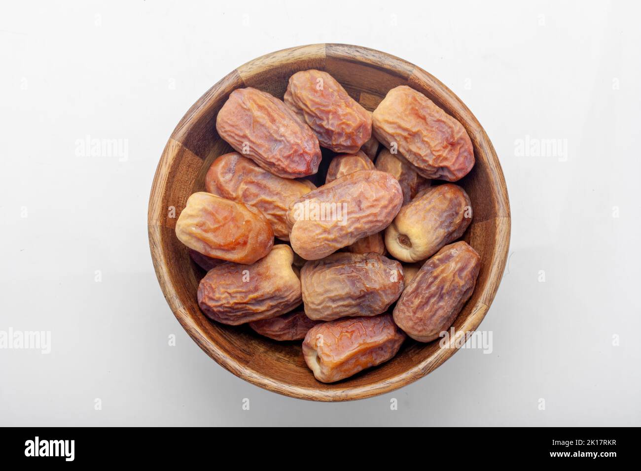 Traditional Arabic Sukari dates close up with nuts and arab herbs full ...