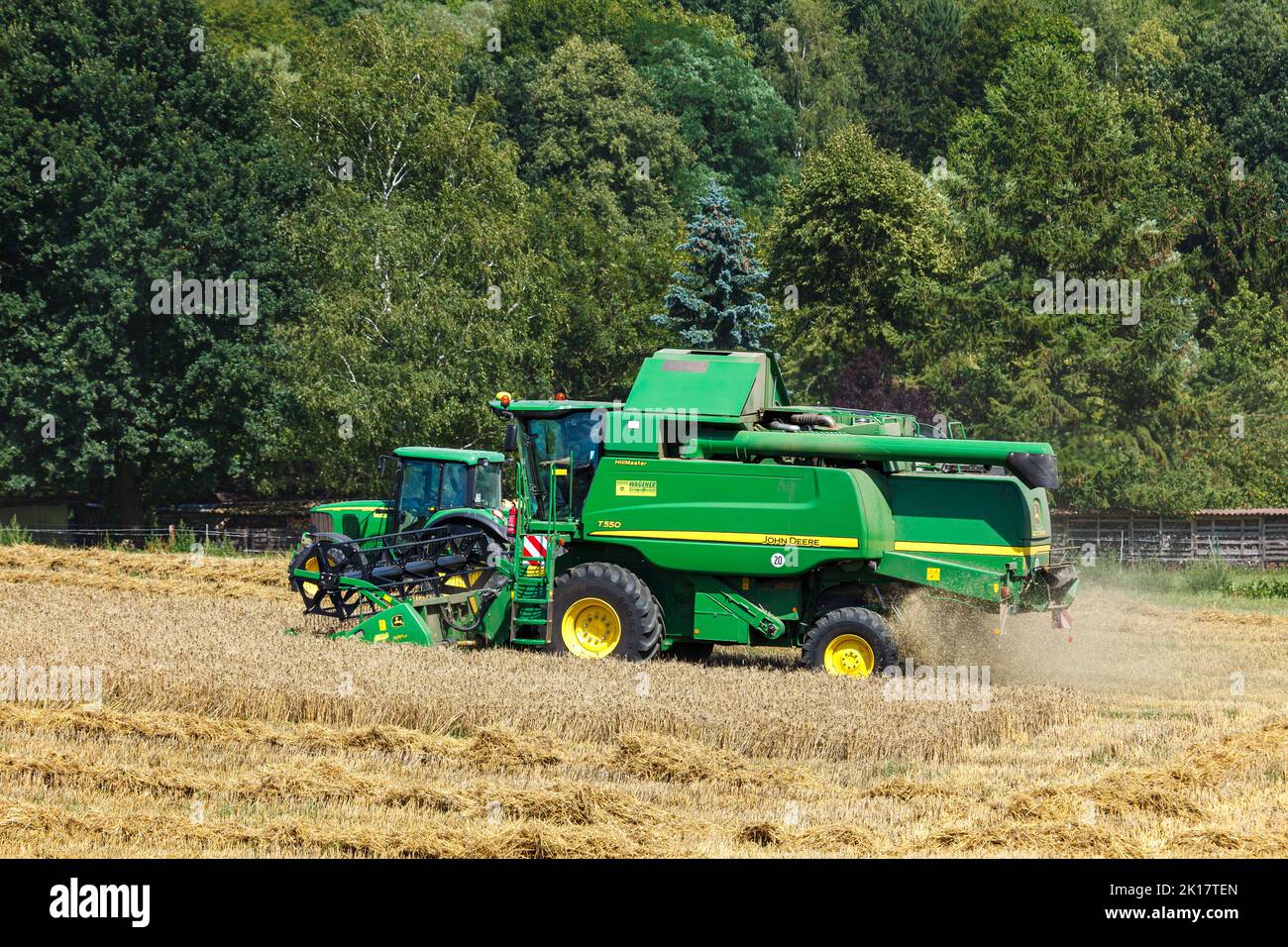 agriculture at the harvest time in summer Stock Photo - Alamy