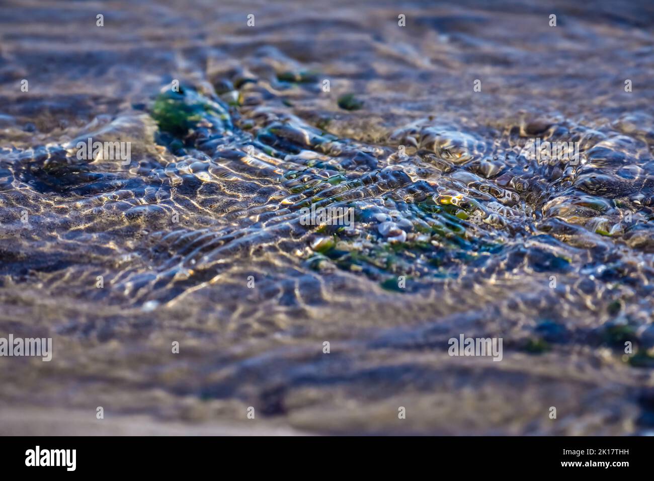 Beautiful pure clean ocean water ripples surface seamless abstract ...